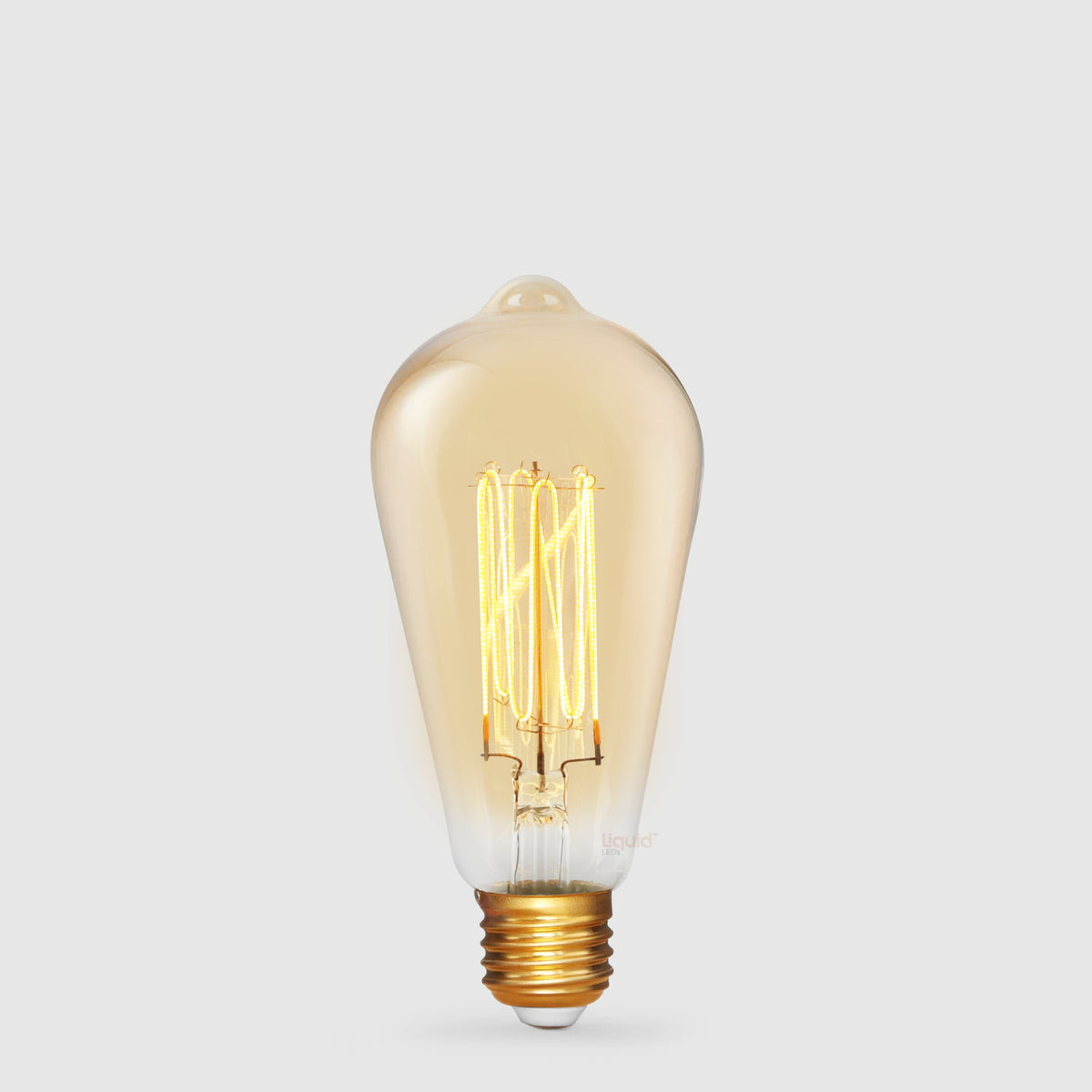 4W Vintage Edison LED Bulb E27 | Ultra Warm Light | LiquidLEDs ...