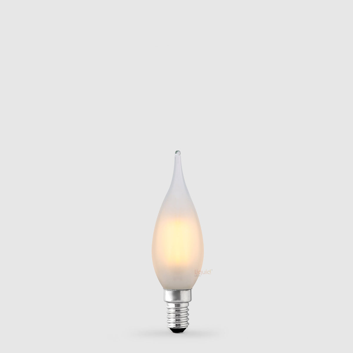 4W Flame Tip Candle LED Bulb E14 Frost - Warm White Glow | LiquidLEDs ...