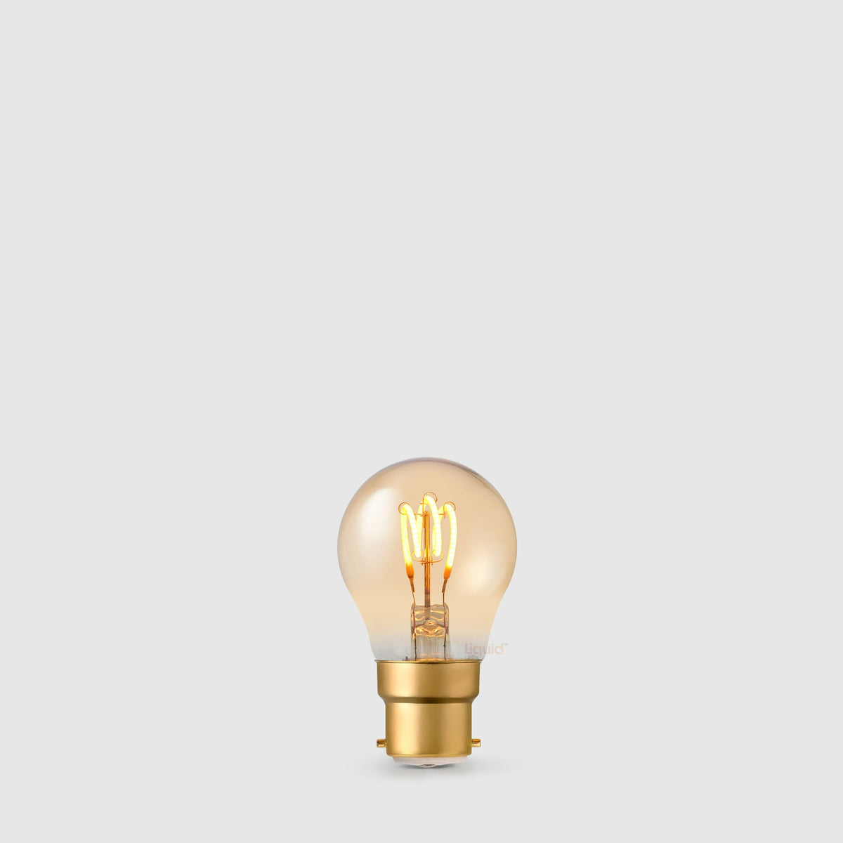 4W Fancy Round Vintage LED Bulb B22 Ultra Warm | LiquidLEDs®