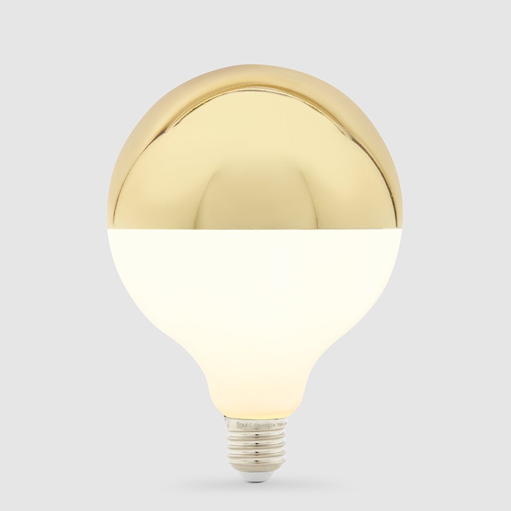 7.2W G125 Gold Crown LED Globe E27 - Stylish & Efficient | LiquidLEDs ...