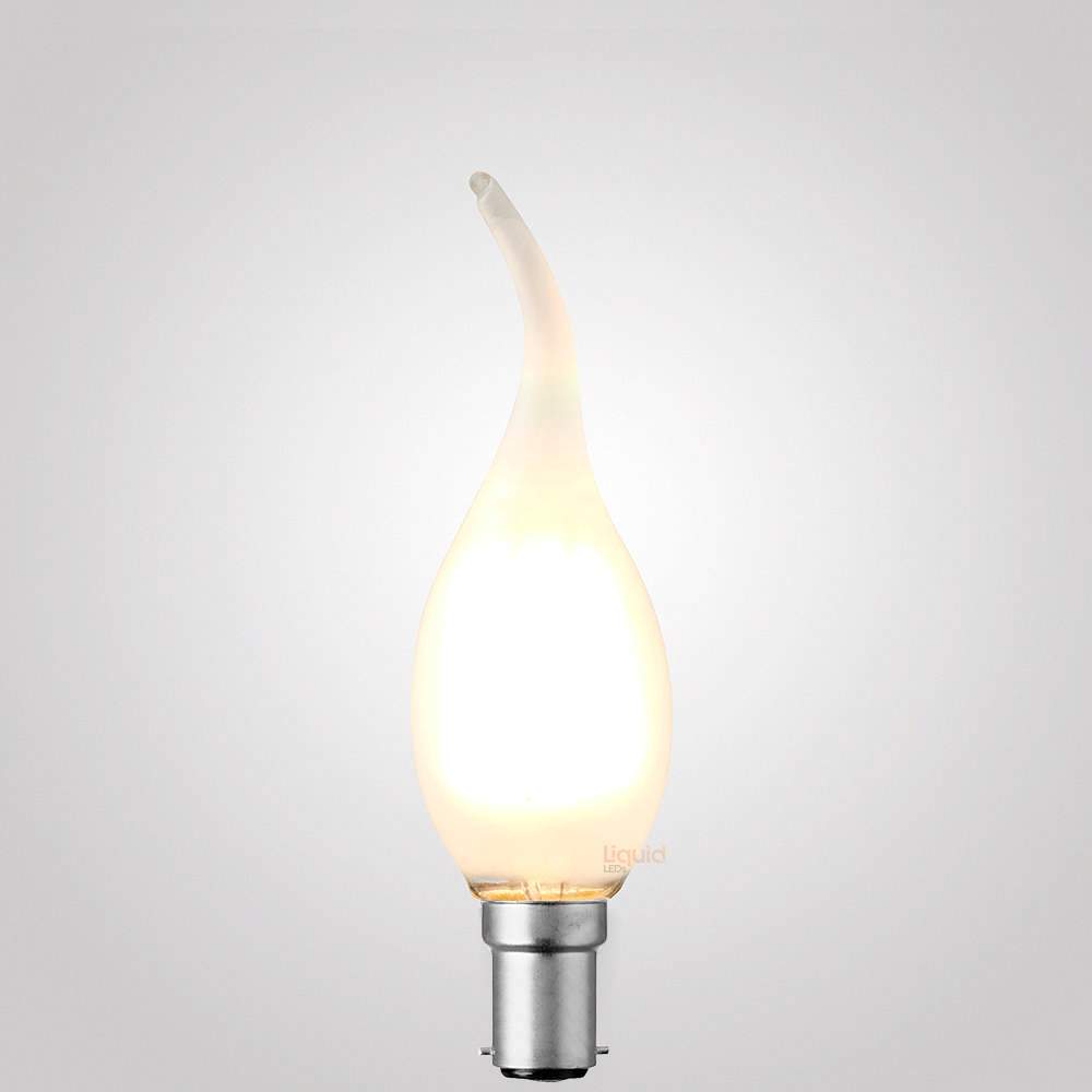 4W Flame Tip Candle LED Bulb B15 - Warm White | LiquidLEDs – LiquidLEDs ...